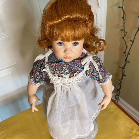 Toys | Vintage 18 Inch Tall Porcelain Doll | Poshmark